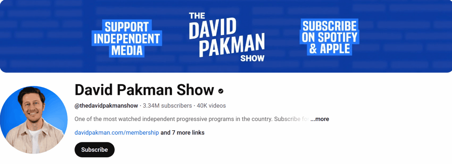 Top 20 Best YouTube Channels to Follow for Politics - TubeOnAI